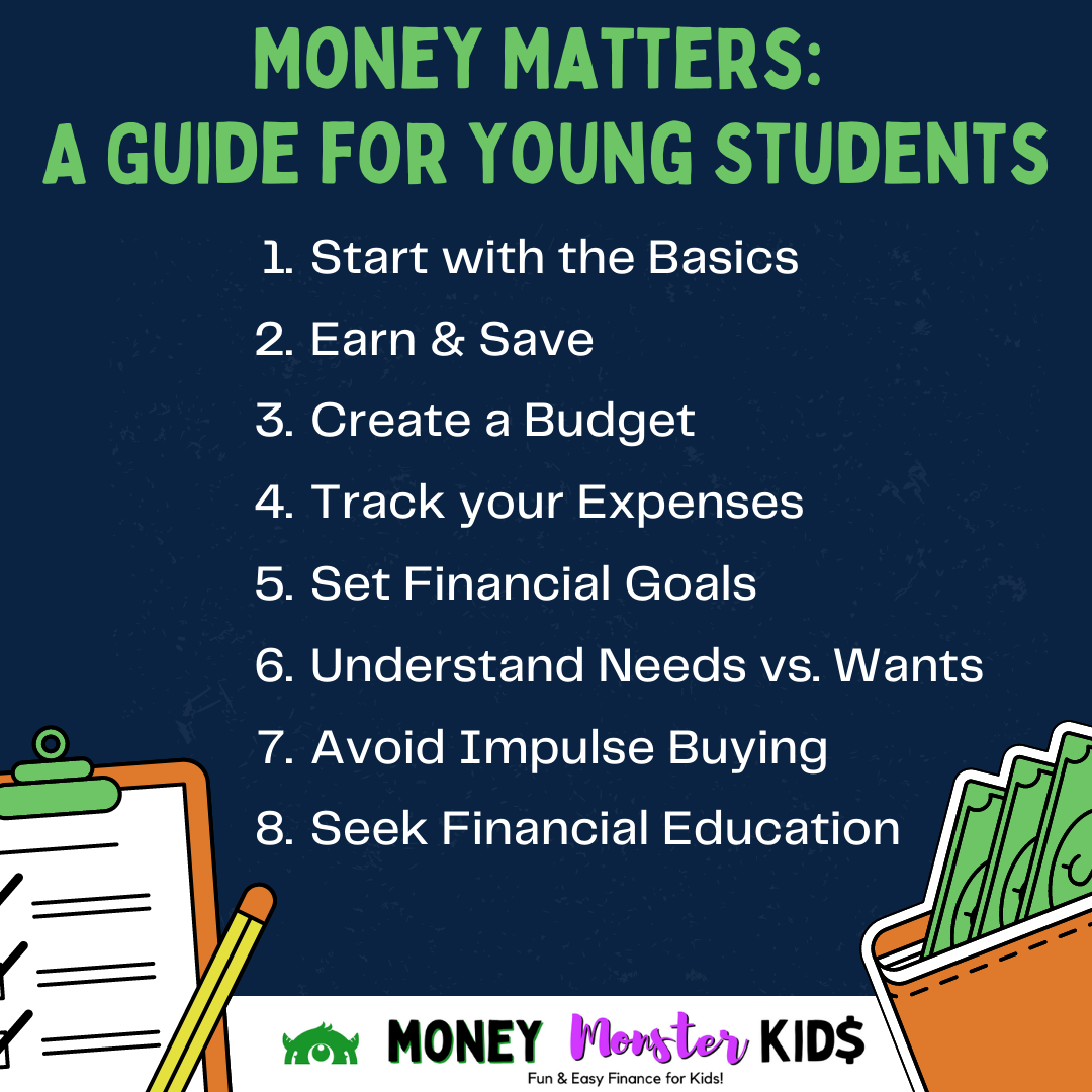 #Money Matters: A Simple Guide for Students - Moneymonster Kids